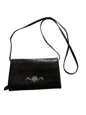 Brighton | Bags | Brighton Brown Leather Croc Wallet Organizer ...